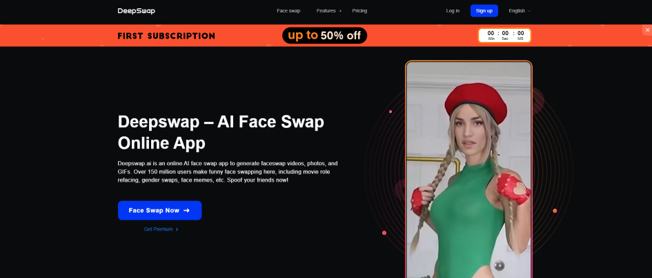 DeepSwap | Revolutionary AI Face Swap App for Videos, Photos & GIFs